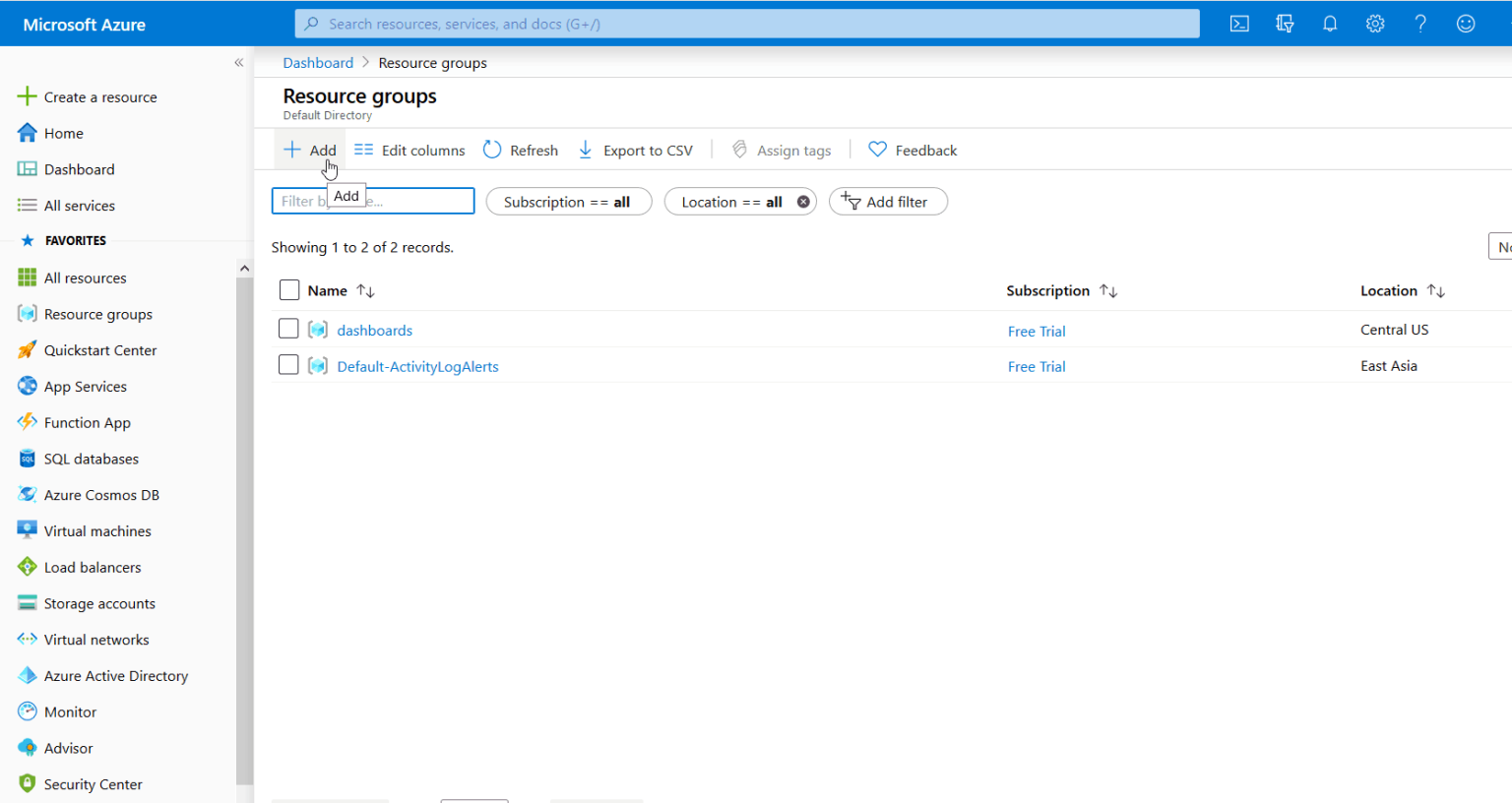 Azure Resource Group: [AZ-104] Microsoft Azure Admin Associate