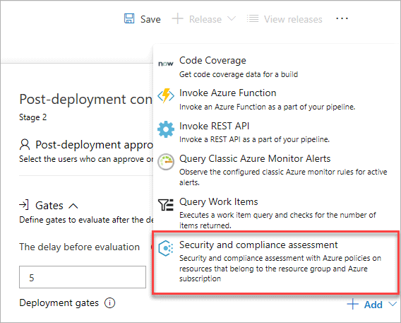 Azure Policy Compliance Check With Release Gates
