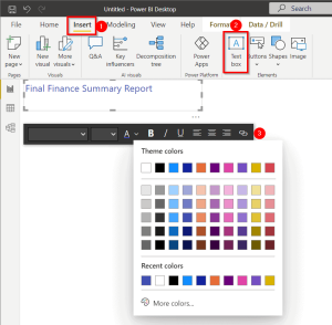 Power BI Report | Designing a report in Power BI Desktop