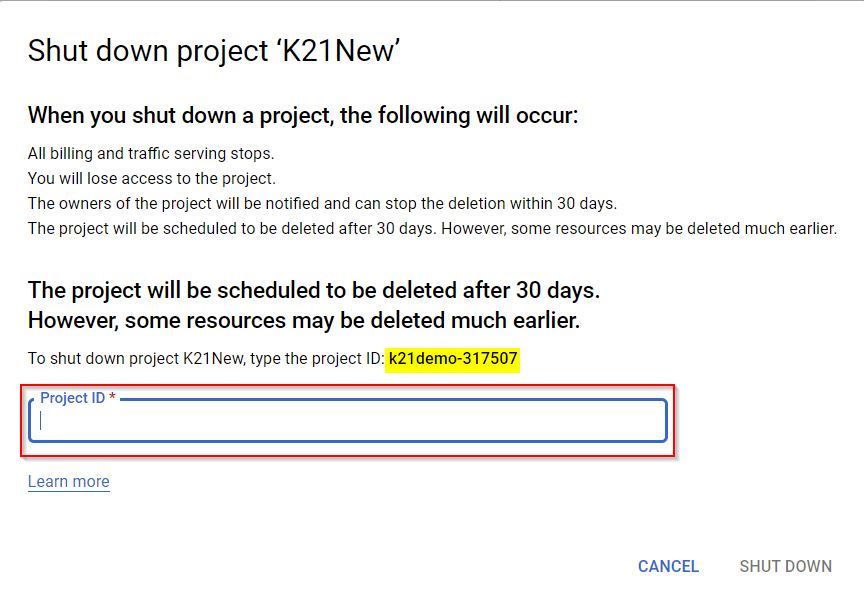 Steps To Create a Google Cloud Project In Cloud Console
