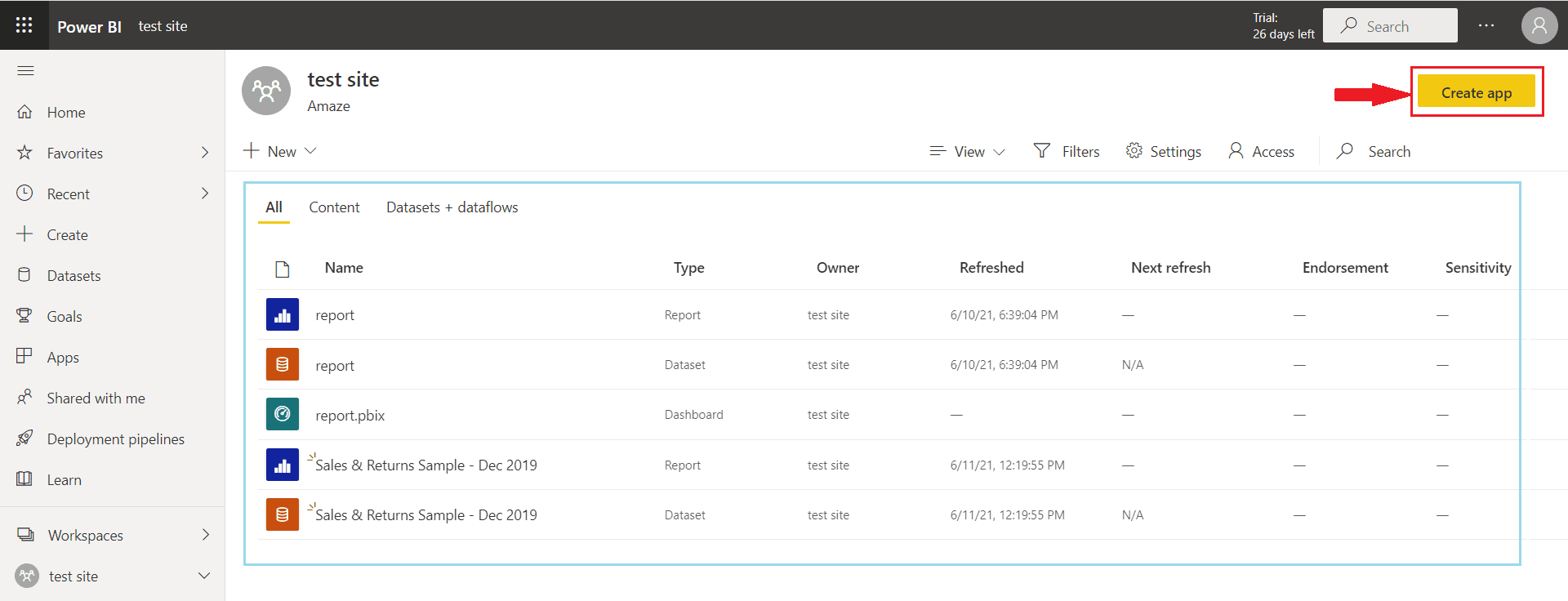 How to Create and Publish Power BI App | Power BI Service
