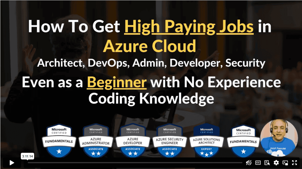 [FREE Limited Replay]: How to Get High Paying Jobs in Azure Cloud & DevOps